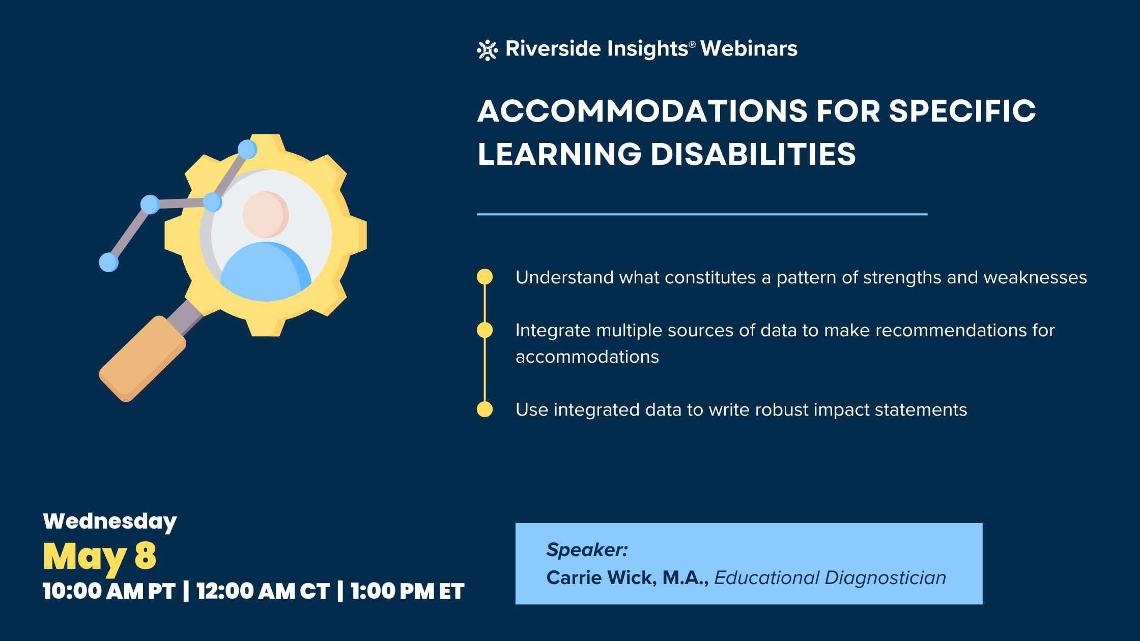 BTS: Accommodations for Specific Learning Disabilities